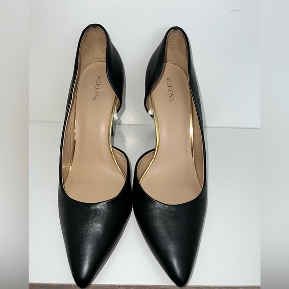 Merona | Shoes | Sz1 Merona Black Pump | Poshmark